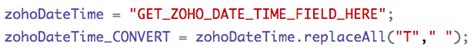 Date Time Format Conversion In Zoho Deluge The Workflow Academy