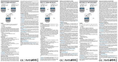 Shelly 25 Wifi Smart Switch User Manual And Set Multi Language Pdf