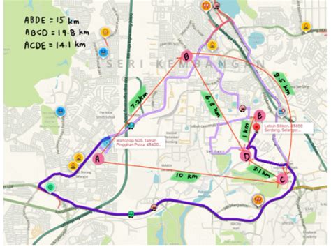 Github Nursyazaa Route Planning Algorithm Find The Shortest Route Using Greedy And Djikstra