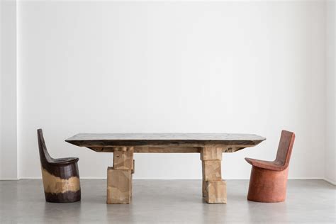 Max Lamb Turns Cardboard Into Furniture That Can Be Infinitely Repaired