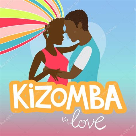 Beautiful Couple Of Dancers Kizomba Stock Vector Image By ©whynotmecz