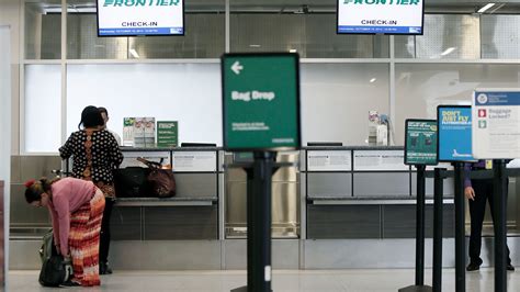 Frontier Will Start Closing Check In Counters Earlier Before Flights