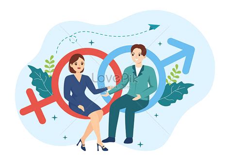 Sexism Men And Women Illustration Illustration Imagepicture Free