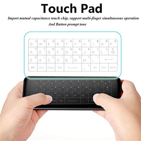 P11 Air Mouse Rechargeable H1 Backlit Mini Portable Wireless Keyboard Air Mouse With Touchpad