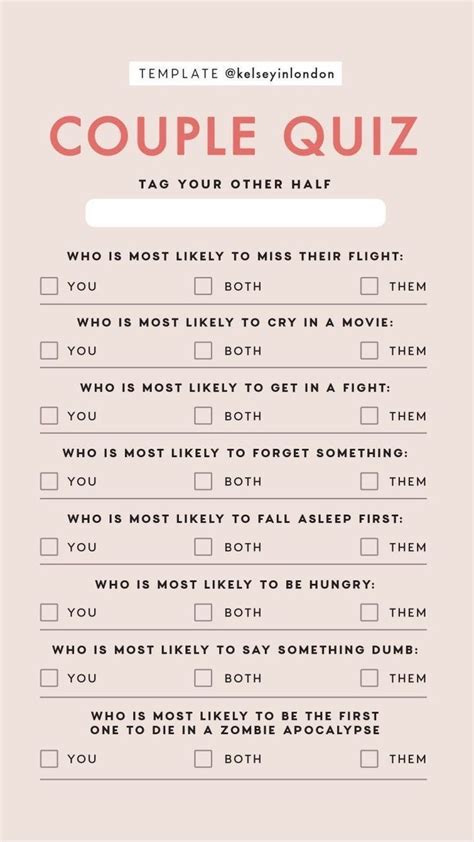 Pin By Jocelyn Hatch On Youll Always Be Wanted Couples Quiz