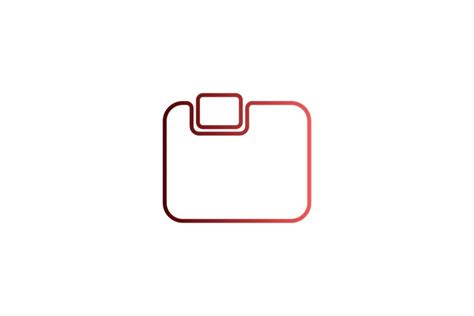 Folder Icon Vector Illustration With Outline Style