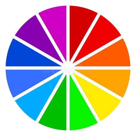 Color Palette Set Colors Gradation Chart Diagrams Rainbow
