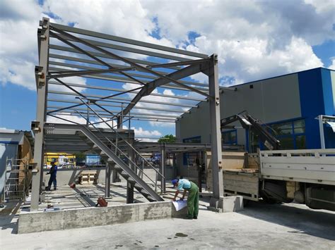 Проектиране производство и монтаж на метална конструкция за разширение на производствено