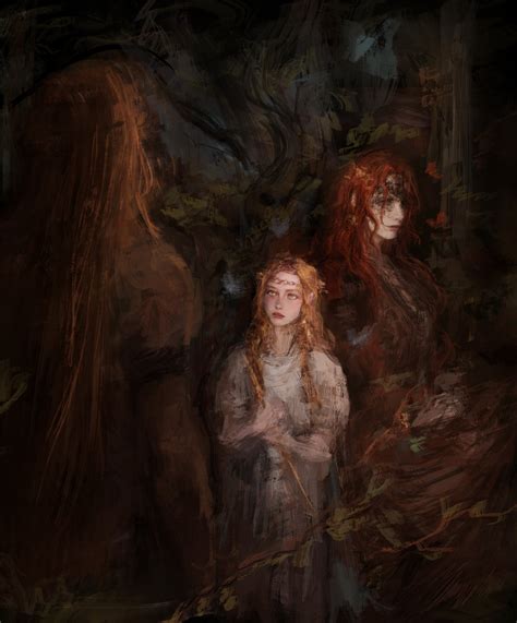 Malenia Blade Of Miquella Miquella And Radagon Of The Golden Order Elden Ring Drawn By All