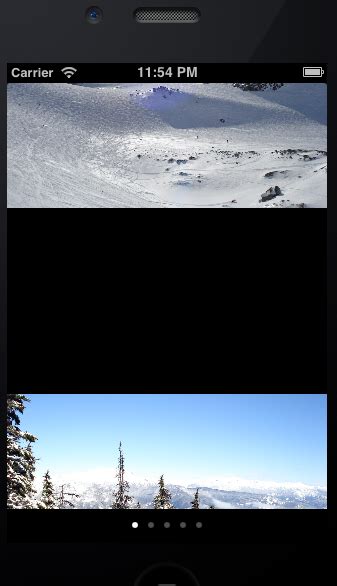 Iphone Vertical Images In Uiscrollview Stack Overflow