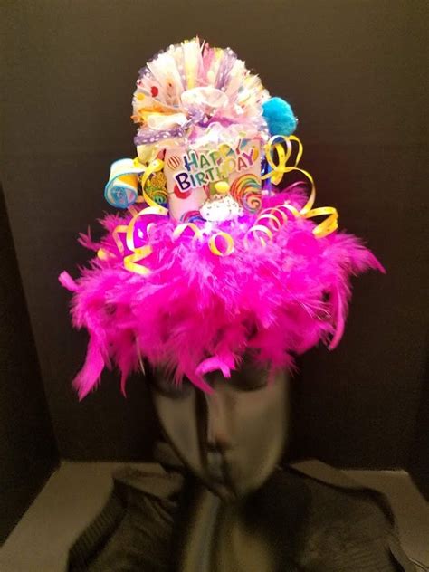 Birthday Hat Lighted Hat Adult Birthday Hat Party On Etsy