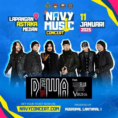 Catat Dewa 19 Feat Ello Dan Virzha Bakal Konser Di Medan Pada 11