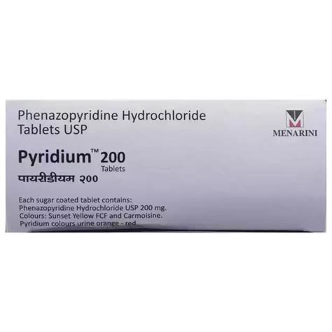Pyridium Tablet Drug Streets