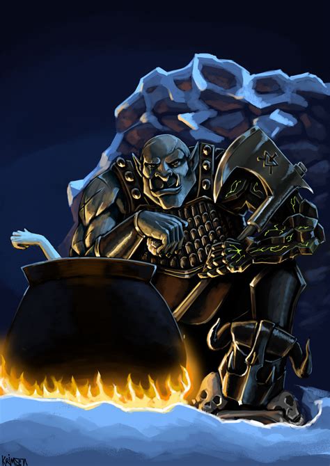 Garm The Ork Commission For Client By Krim Zon On Deviantart