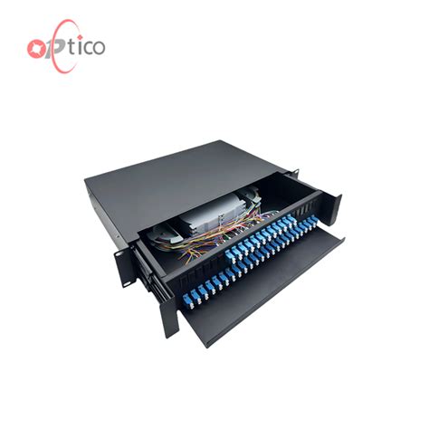 China 2u Fiber Patch Panel 72 Lc Duplex Odf Manufacturers And