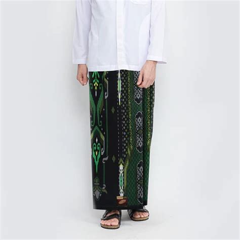 Sarung Atlas Super Premium 925 A9 Bja Sj Hitam Hijau