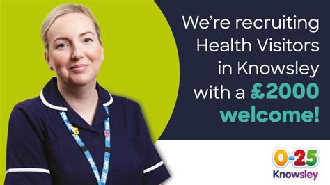 👶 We Are Recruiting Now For Health Visitors Across Knowsley ️ Work For
