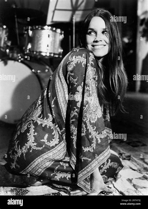 Barbara Hershey On Set Of The Film The Baby Maker National General Pictures 1970 Stock