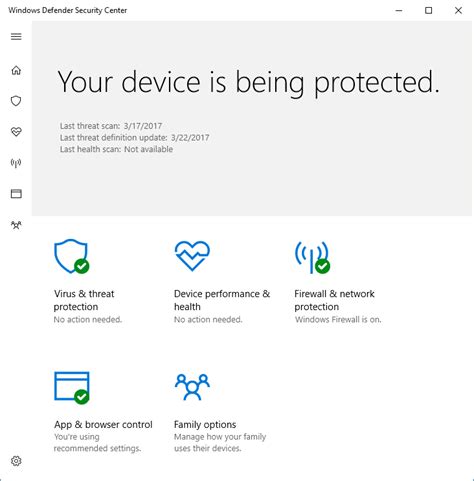 Скрытие интерфейса Microsoft Defender антивирусной программы