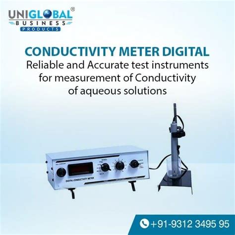 Digital Conductivity Meter Accurate And Easy To Use Device Uniglobal