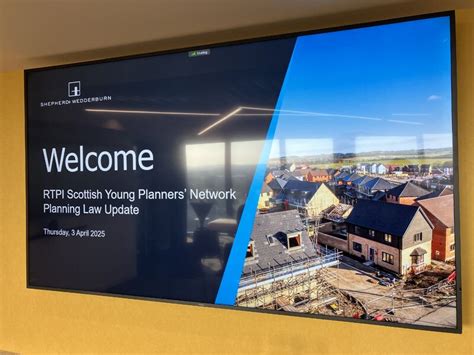 Great To Join Fraser Mitchell And Lynsey Reid In Hosting The Rtpi Scotland… Chris Glendinning