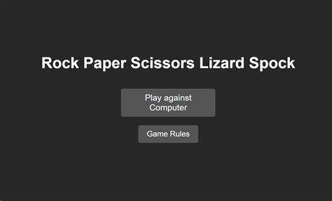 github lamputtha rpsls rock paper scissors lizard spock game site