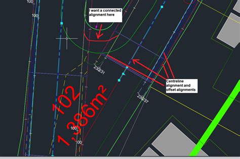 Solved Connected Alignment Between Same Alignment Autodesk Community