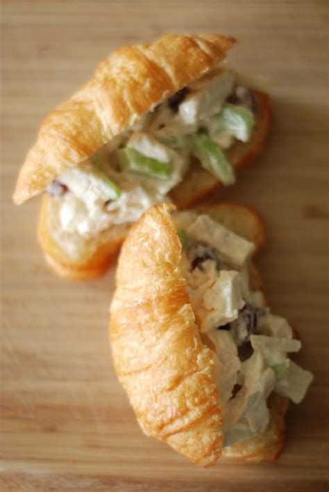 The Other F Word Mini Chicken Salad Sandwiches On Croissants Photo