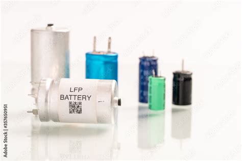 Fotografia Do Stock Lithium Iron Phosphate Battery Lifepo Or Lfp