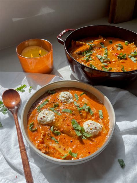 Spicy Lasagna Soup — All Types Of Bowls