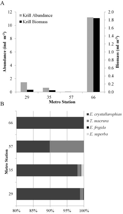 Euphausiid Distribution Determined From Metro Net A Abundance Ind M