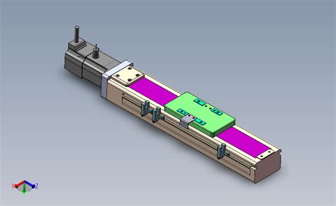 三级轴齿xyz轴供料机械手 Solidworks 2017 模型图纸下载 懒石网
