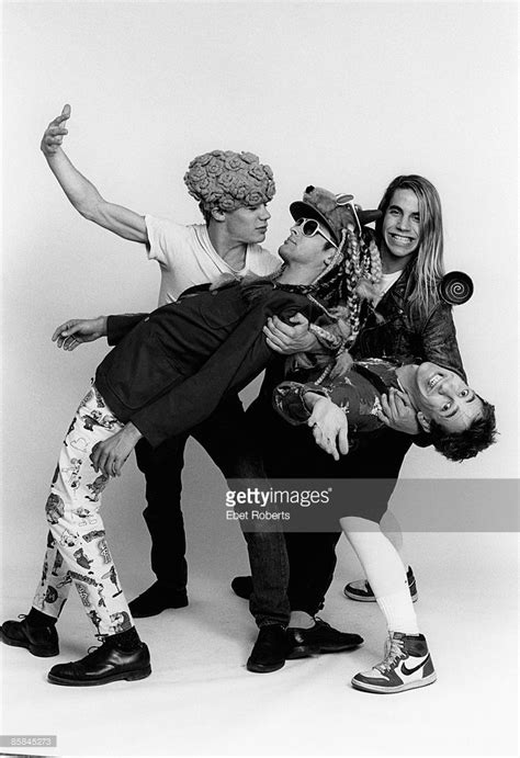 Photo Of Red Hot Chili Peppers Cliff Martinez And Flea And Hillel