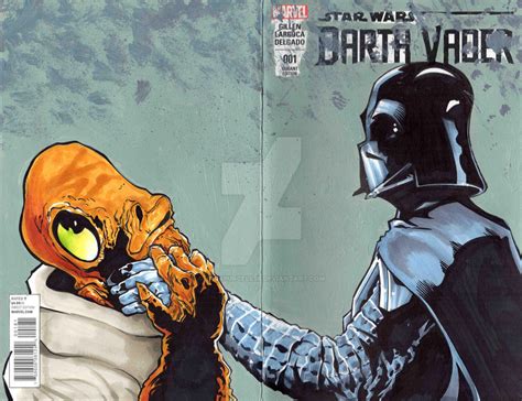 Darth Vader Choking Admiral Akbar Blank Sketch Cov By Jackpurcell38 On DeviantArt