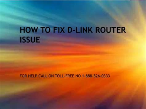 PPT Setup Configuration And Connection Guide For D Link Router PowerPoint Presentation ID