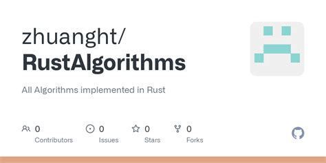 github zhuanght rustalgorithms all algorithms implemented in rust
