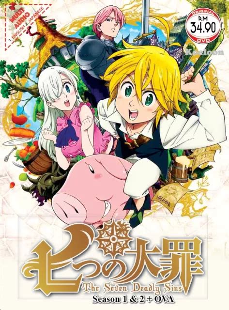 Dvd Anime The Seven Deadly Sins Nanatsu No Taizai Vol 1 24 2 Ova