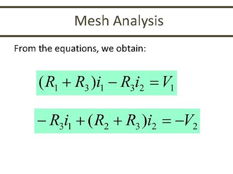 Chapter Methods Of Circuit Analysis Ii Mesh