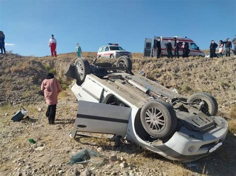 واژگونی خودرو سواری ۵ مصدوم و یک فوتی برجای گذاشت ایسنا