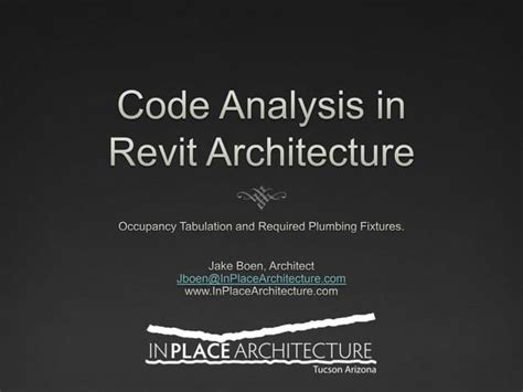 Code Analysis In Revit Architecture Pptx