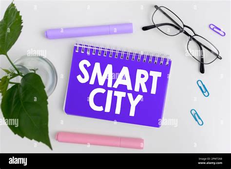 Inspiration Showing Sign Smart City Word For Urban Area That Uses