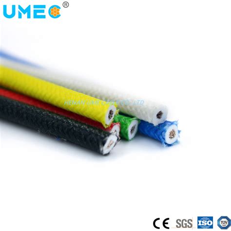 High Temperature Fibreglass And Polyester Braided Cable Thermocouple Wire And Extension Wire Sif