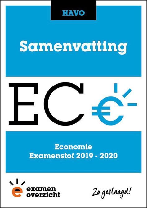 Bol ExamenOverzicht Samenvatting Economie HAVO ExamenOverzicht Boeken