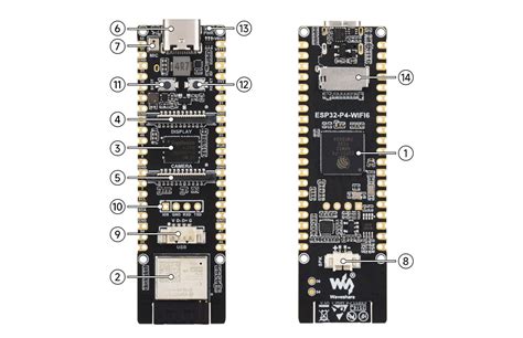 Esp32 P4 Wifi6 High Performance Development Board Based On Esp32 P4 And Esp32 C6 Wi Fi6bt5