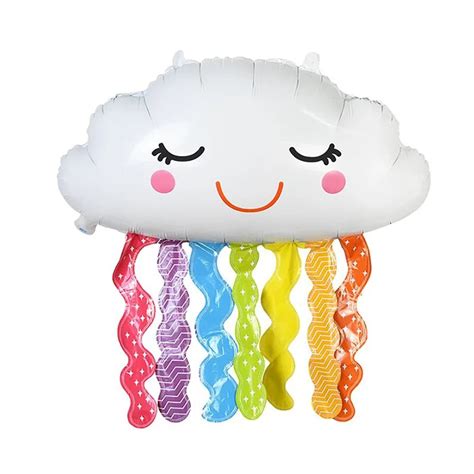 Rainbow Cloud Balloon Ribbontique