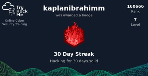 Tryhackme User Badge