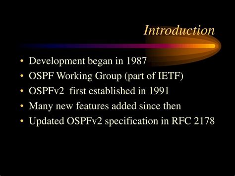PPT Open Shortest Path First Protocol OSPF PowerPoint Presentation ID 4466124