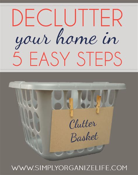 Declutter Your Home OR ANY SPACE In Easy Steps Simply Organize Life
