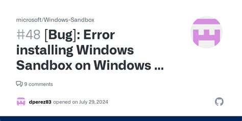 Bug Error Installing Windows Sandbox On Windows 11 0x80070005 E