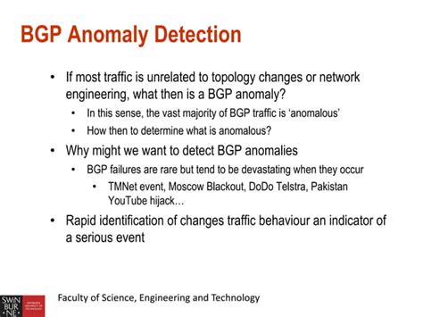 Rbadt An Rqa Based Bgp Anomaly Detection Tool Ppt